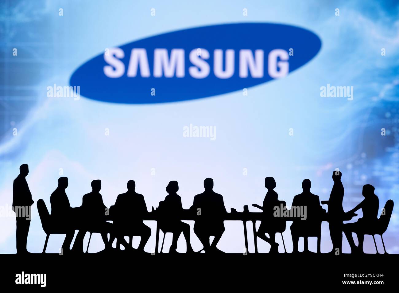 SUWON, SOUTH KOREA, OCTOBER 10, 2024: Samsung CEO Business and ...