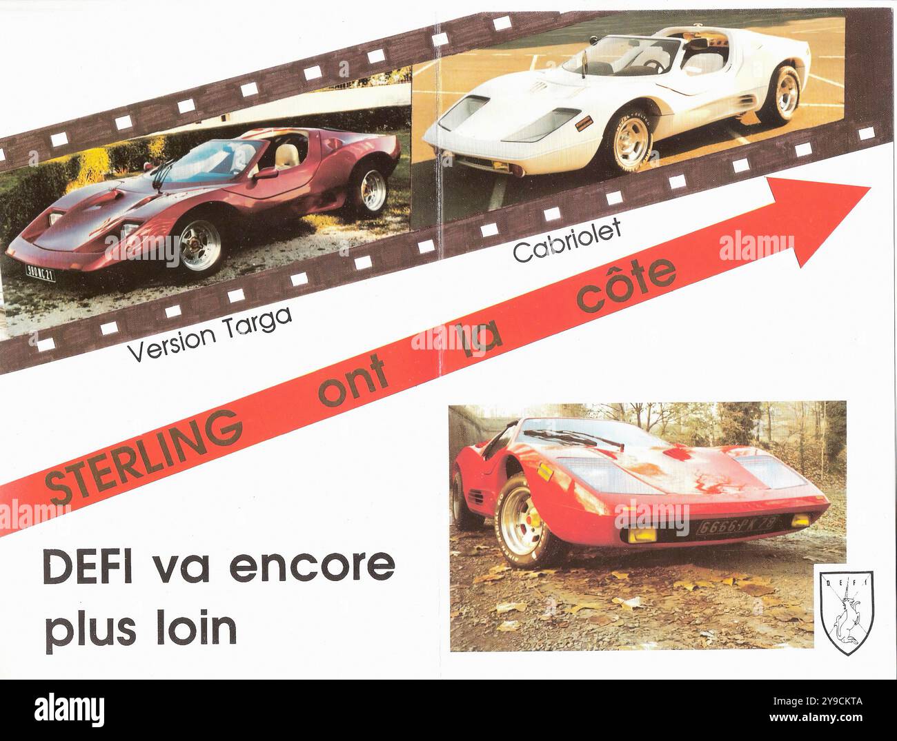 Sterling kit car - Vintage press car advertising Stock Photo - Alamy