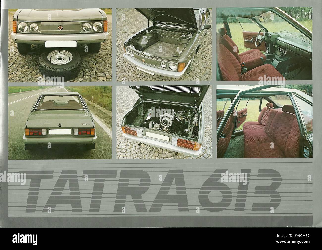Tatra 613-3 - Vintage press car advertising Stock Photo - Alamy