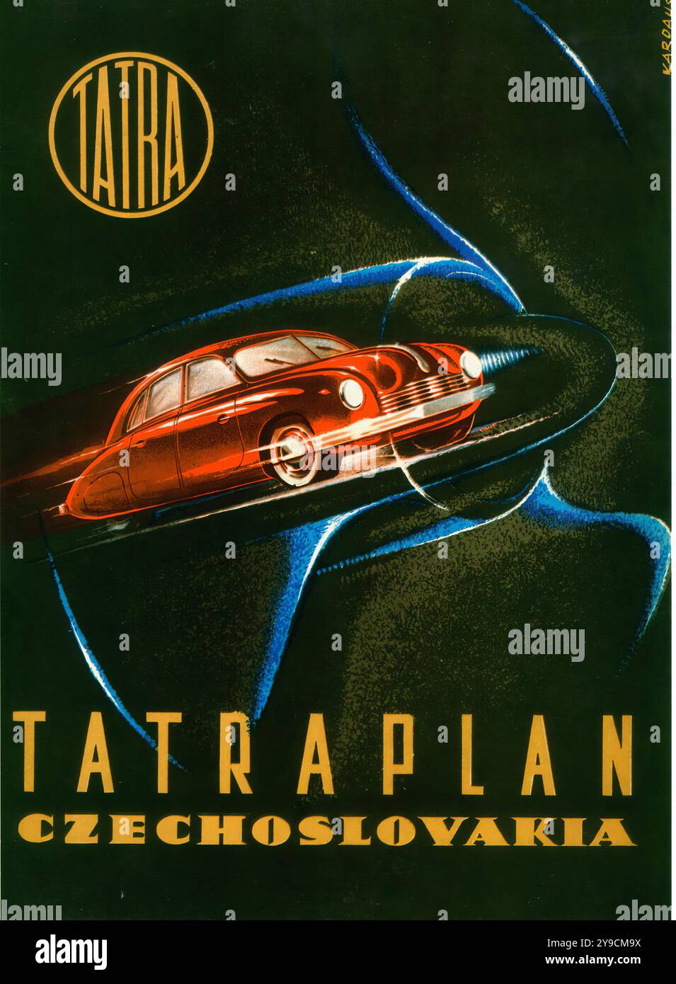 Tatra T600 Tatraplan (late 1940s early 1950s) - Vintage press car ...