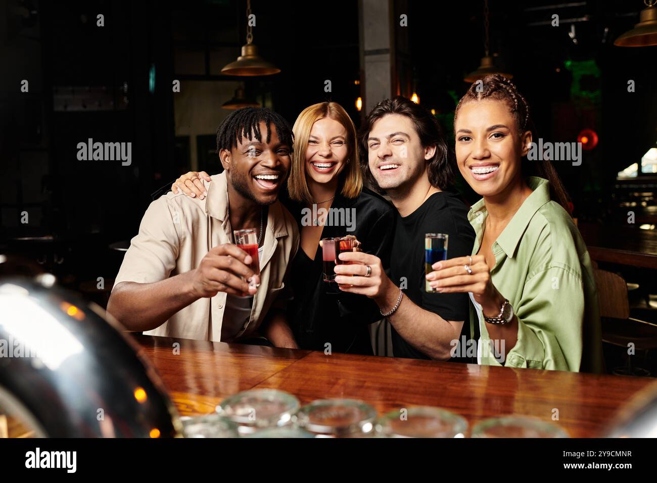 Cheerful dynamic team young professionals hi-res stock photography and ...