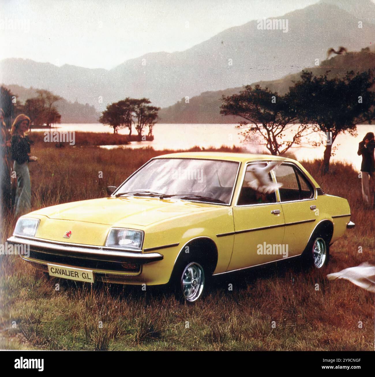 Vauxhall Cavalier GL (1976) - Vintage press car advertising Stock Photo ...