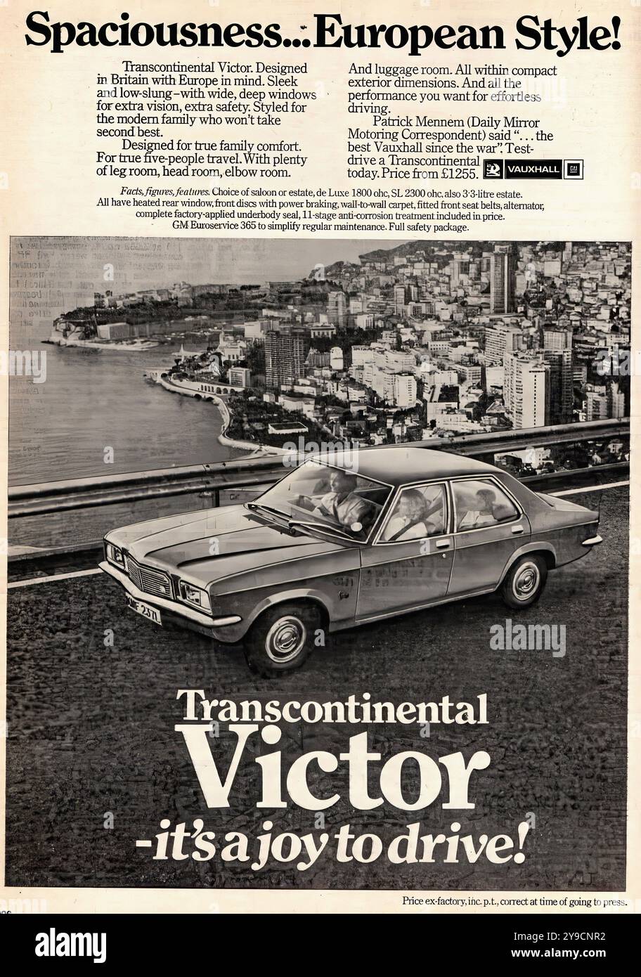 Vauxhall Victor FE (1972) - Vintage press car advertising Stock Photo ...