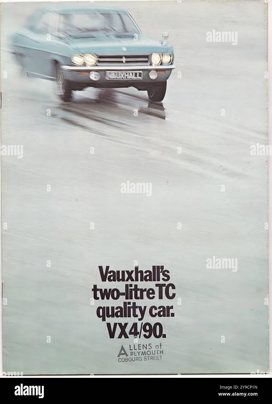 Vauxhall VX4 90 1970-71 (twin-carburettor version of Vauxhall Victor FD) 0004 - Vintage press ...
