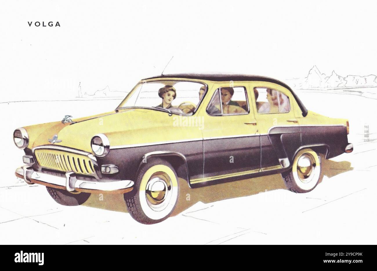 Volga car Cut Out Stock Images & Pictures - Alamy