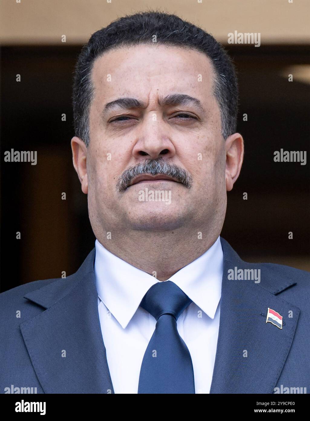 MOHAMMED SHIA al-SUDANI as Prime Minister of Iraq in April 2024. Photo ...