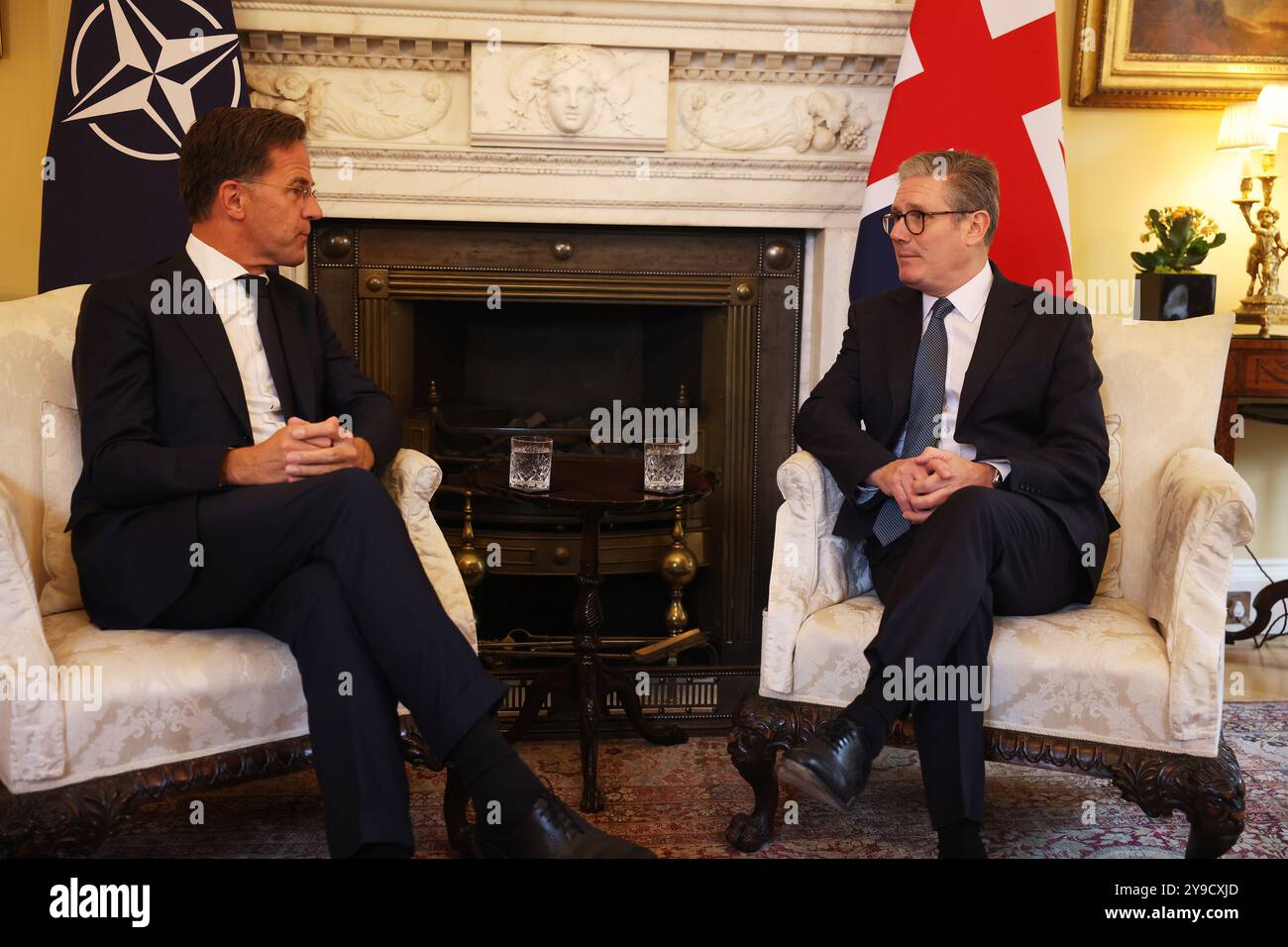 Nato Secretary General Mark Rutte (left) and Prime Minister Sir Keir ...