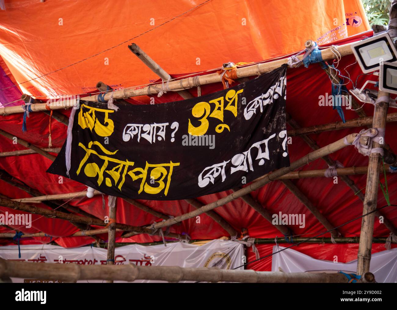 Kolkata, West Bengal, India. 9th Oct, 2024. Junior doctors continued ...