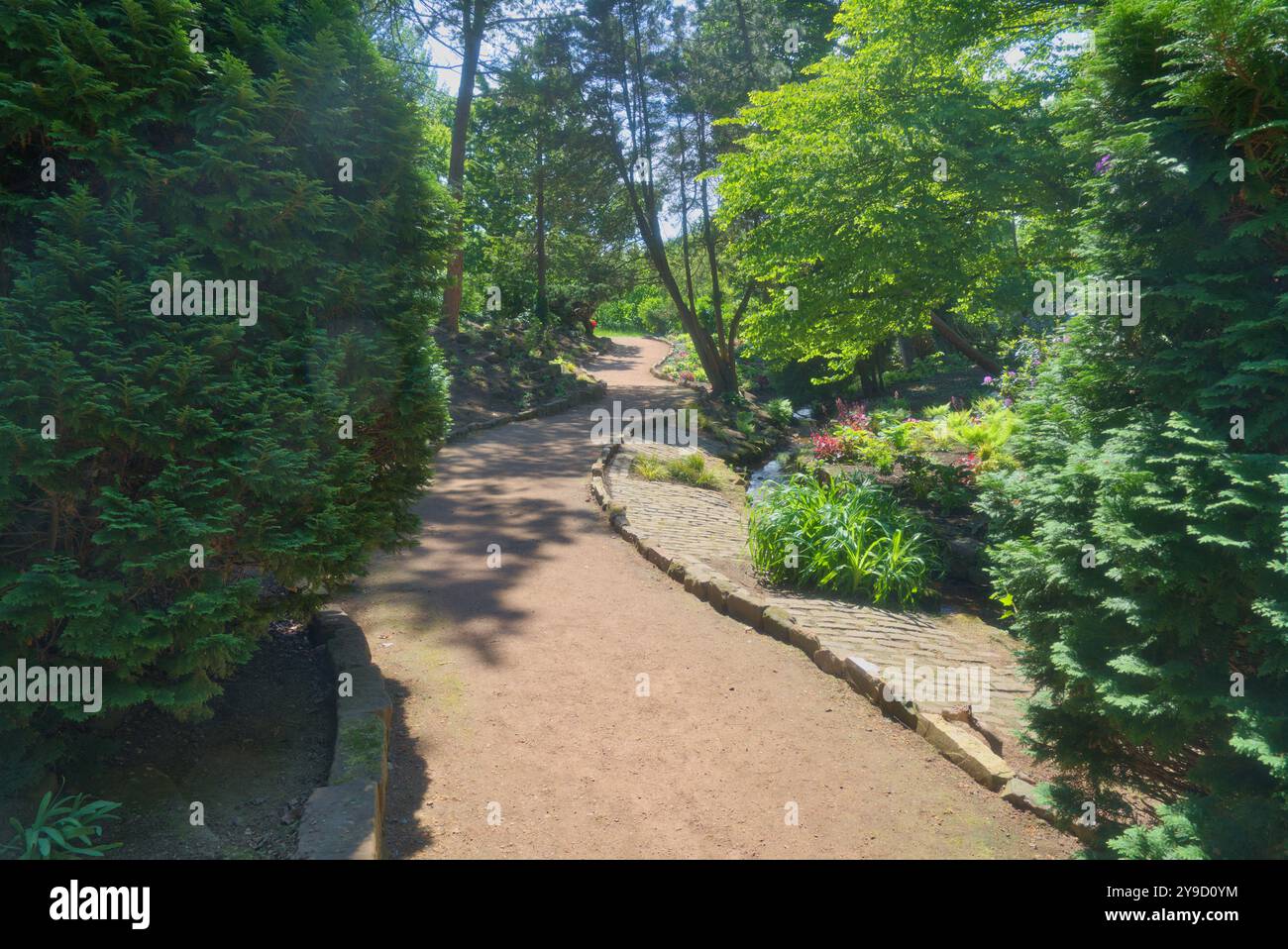 The photograph shows path winding through picturesque Ayr Chinese ...