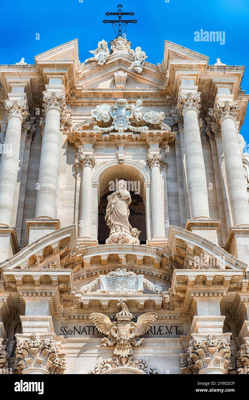 Cathedral of Syracuse, iconic landmark in the city's historic core on ...
