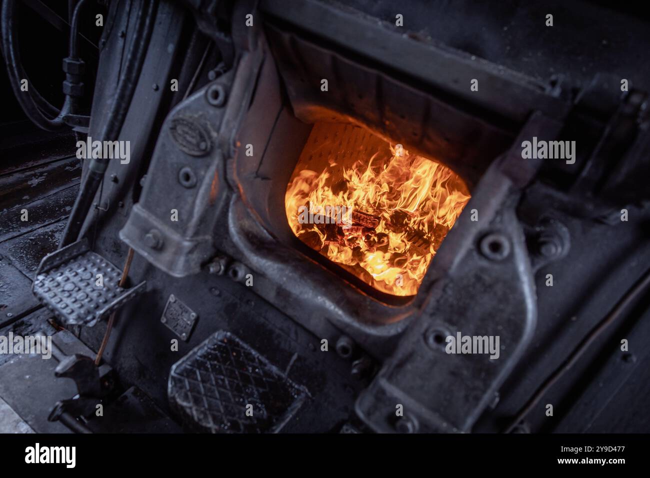 Coal Steam engine Stock Photo - Alamy