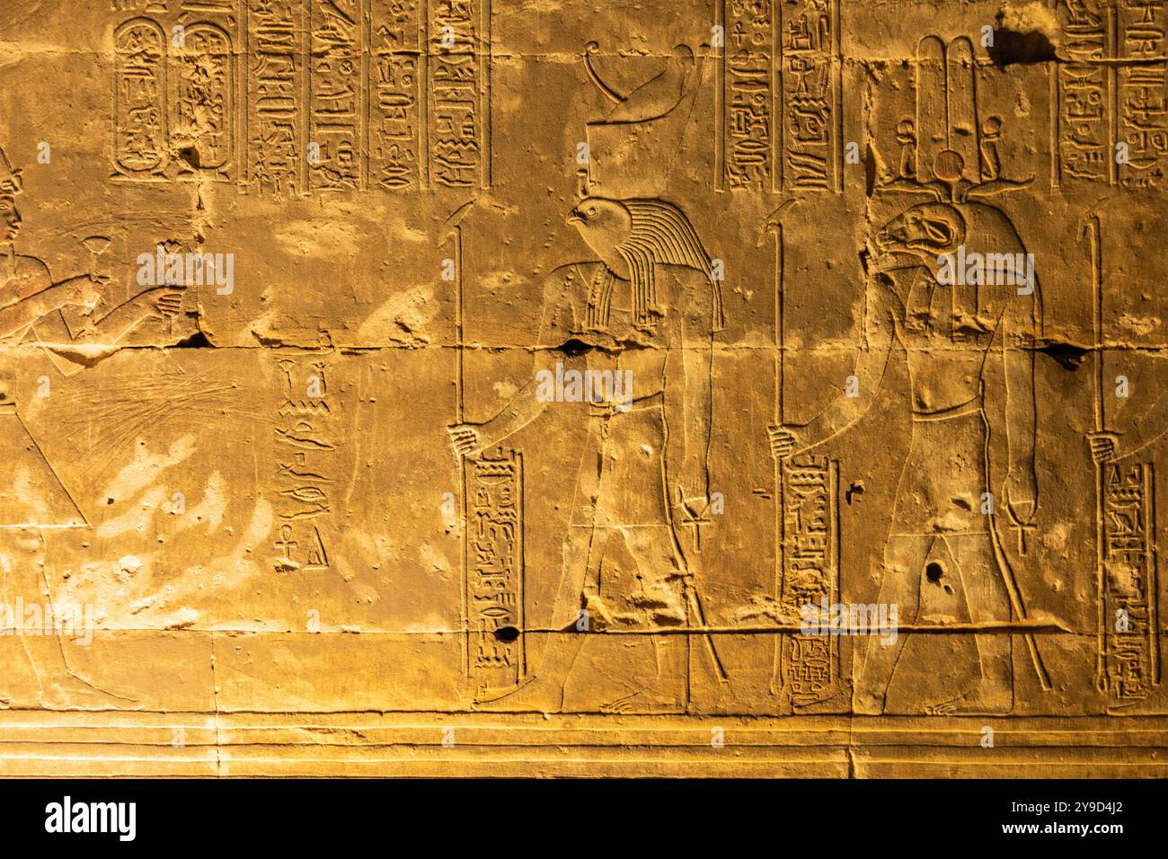 Edfu, Egypt; January 17, 2024: Embark on a journey through time as you ...