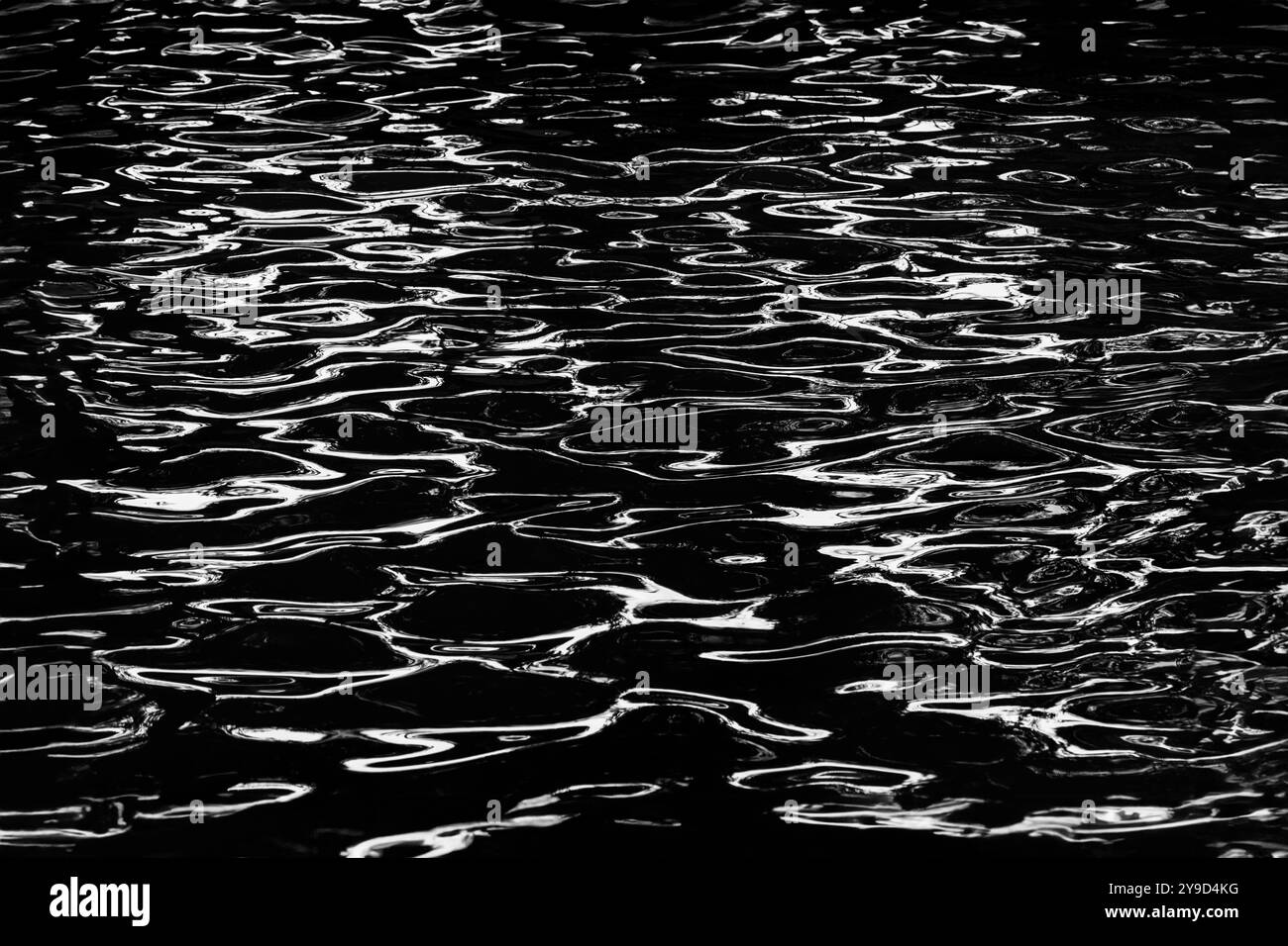 Ripples on the surface of a lake in the UK Stock Photo - Alamy