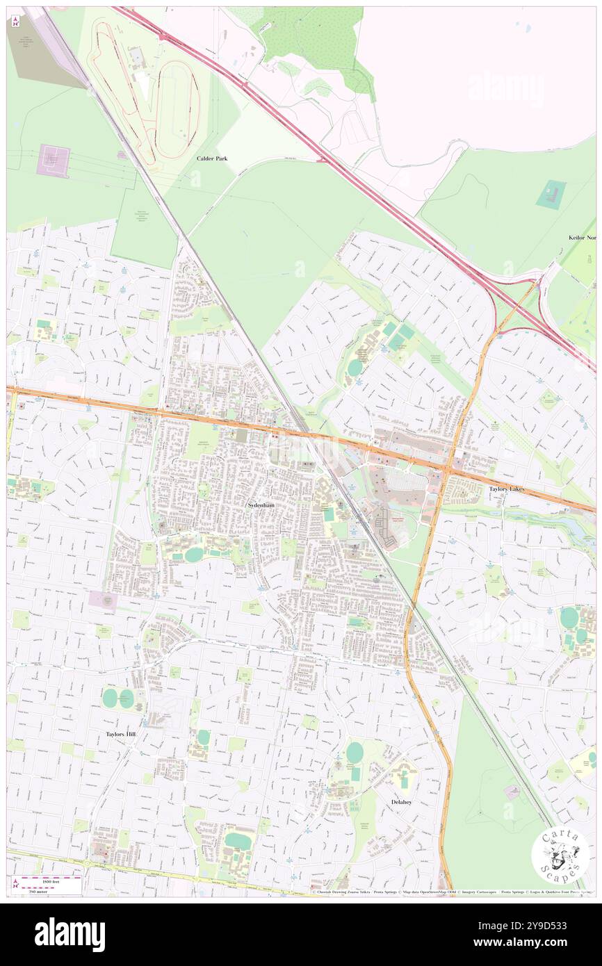 Sydenham, Brimbank, AU, Australia, Victoria, S 37 41' 45'', N 144 46 ...