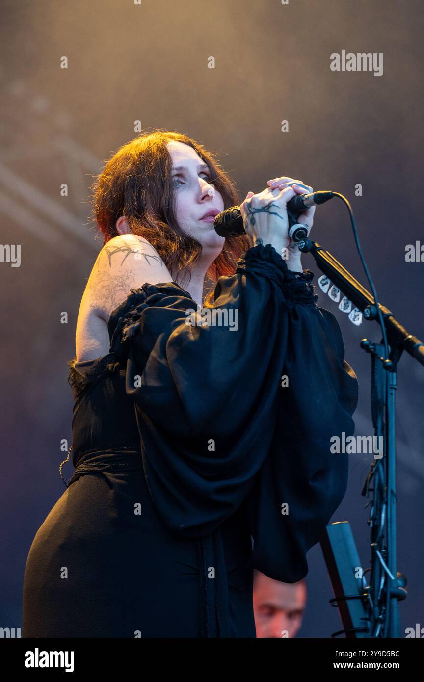 June 29, 2024: Chelsea Wolfe performs at the Hellfest Open Air festival ...