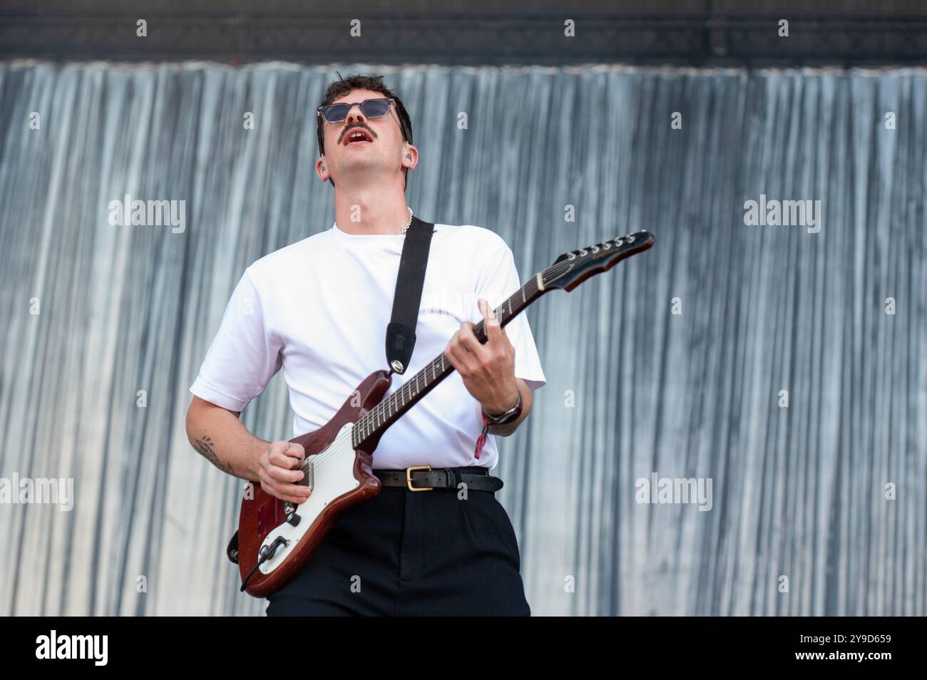 June 30, 2024: Elliot "El" Russell performs with Frank Carter and the ...