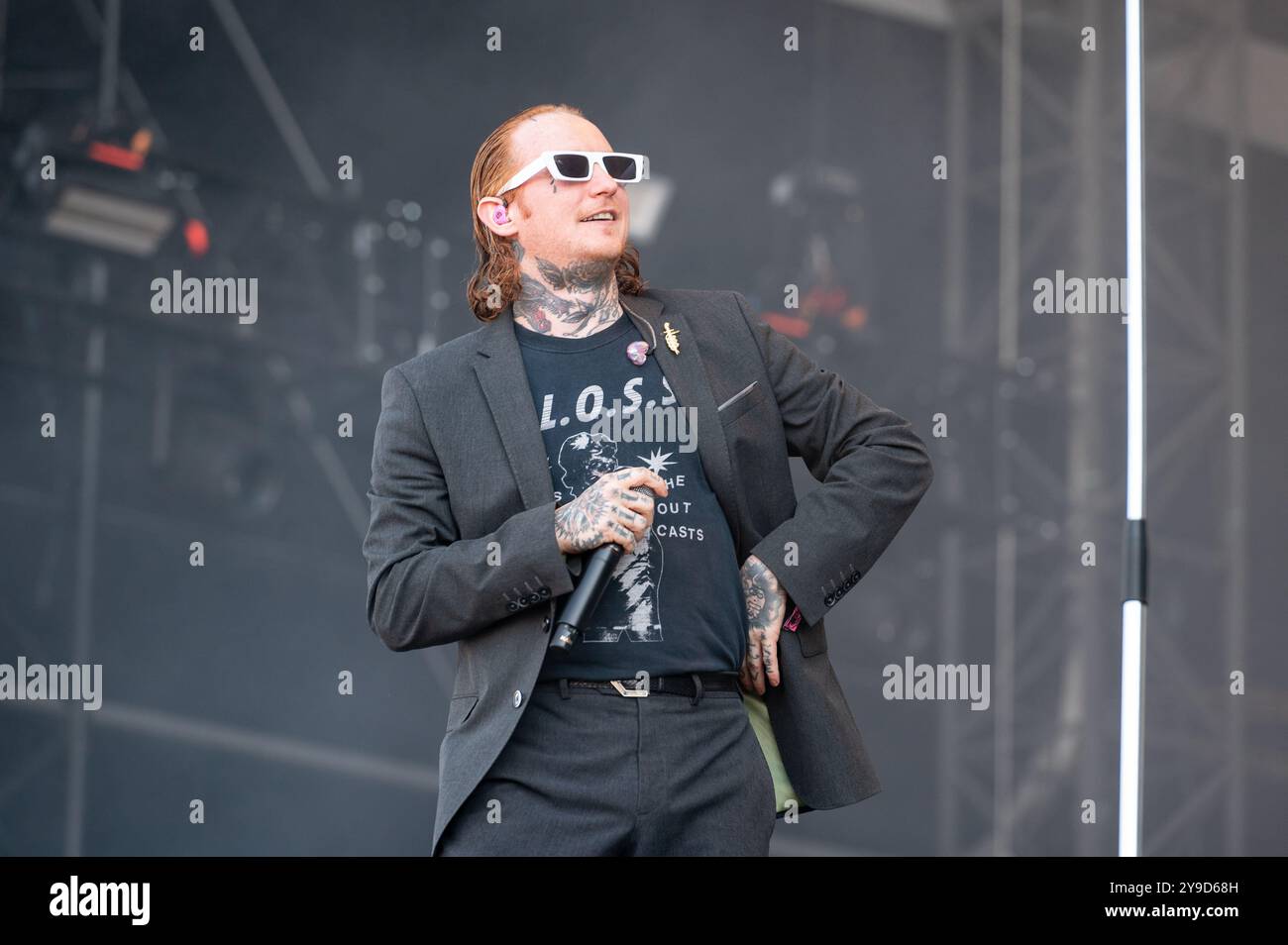 June 30, 2024: Frank Carter performs with Frank Carter and the ...