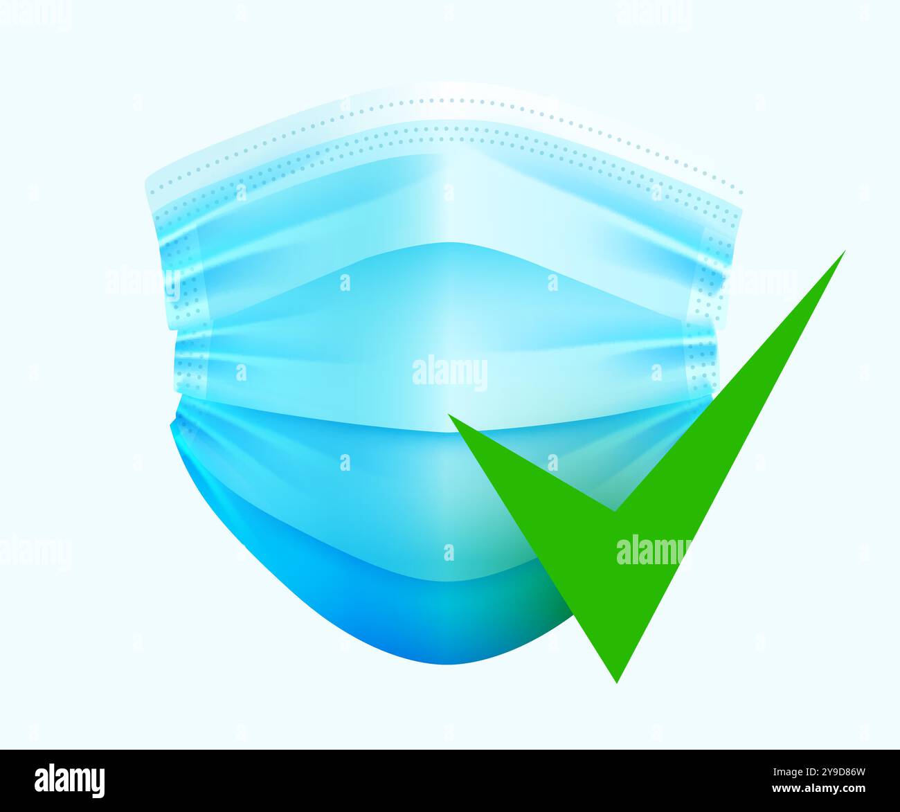 Realistic Protective Medical face mask. Virus protection. Vector ...