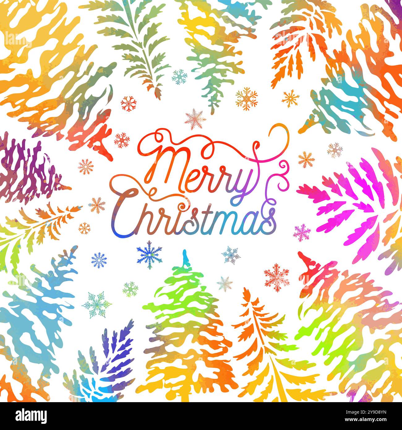 Merry rainbow Stock Vector Images - Alamy