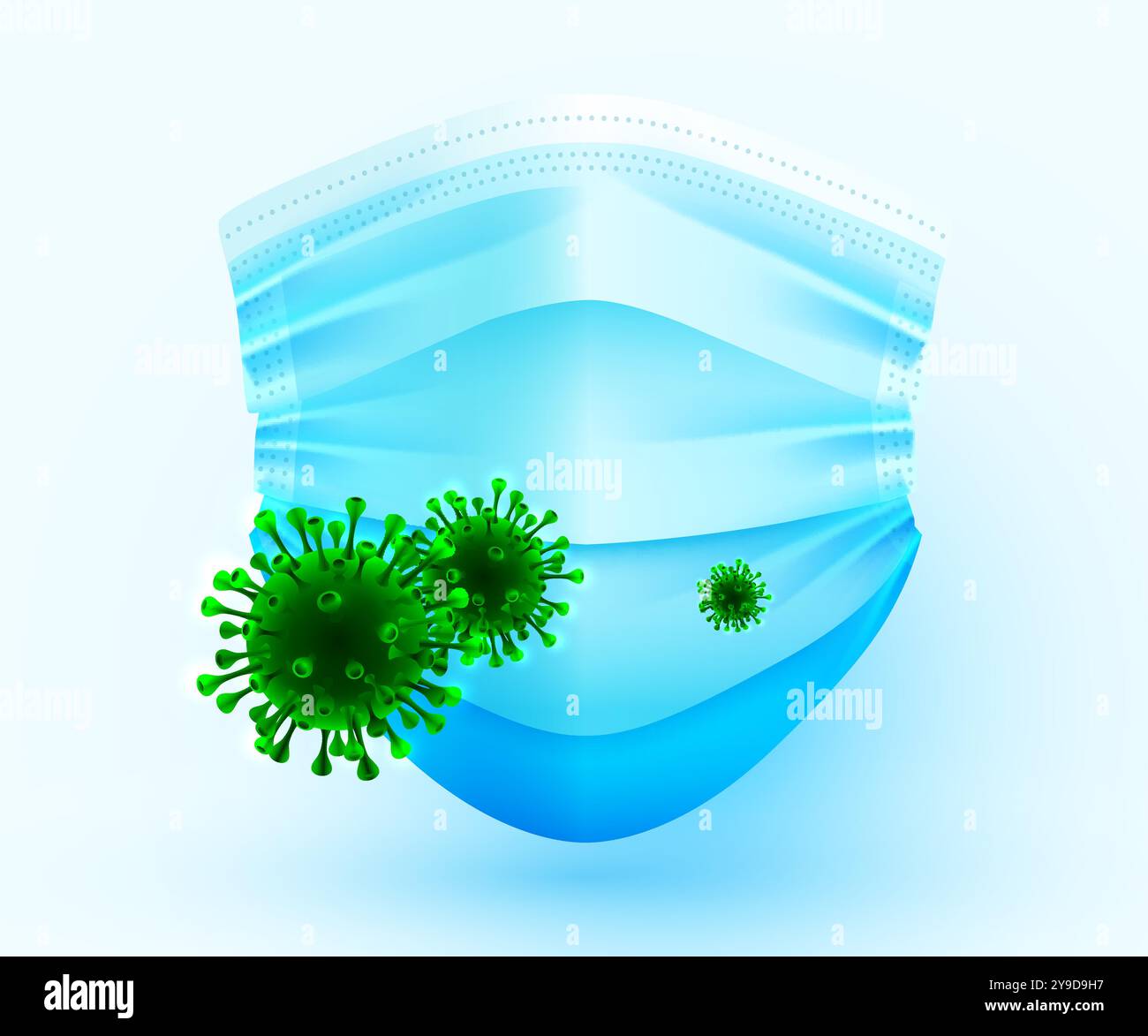 Realistic Protective Medical face mask. Virus protection. Vector ...