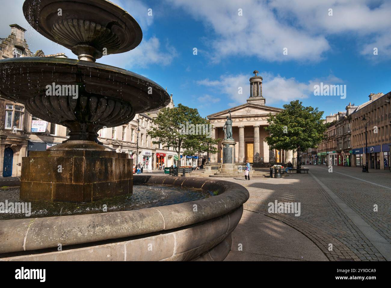 Elgin town centre, Centre, Moray Firth, Highland Region, Scotland Stock ...