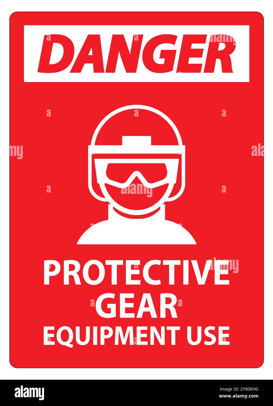 Danger safety protective gear Stock Vector Images - Alamy