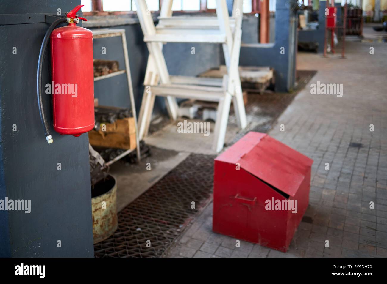 Fire extinguisher equipment in factory for fire protection system ...