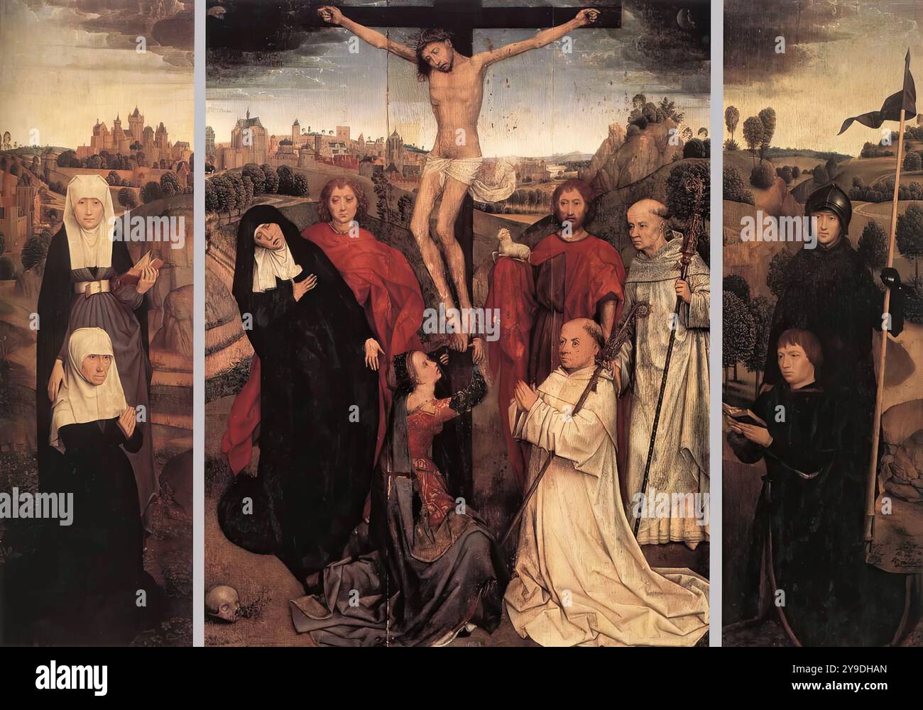 MEMLING, Hans (b. ca. 1440, Seligenstadt, d. 1494, Bruges) Triptych of Jan Crabbe 1467-70 Oil on ...