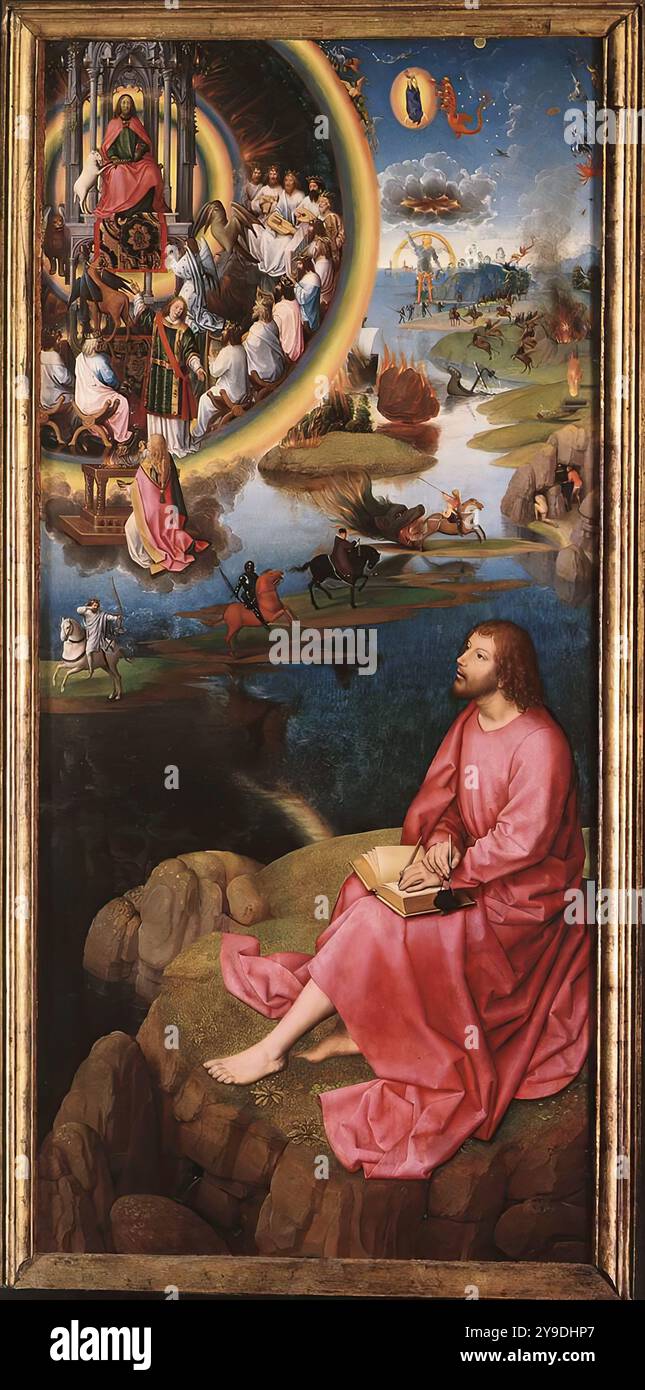 MEMLING, Hans (b. ca. 1440, Seligenstadt, d. 1494, Bruges) St John Altarpiece (right wing) 1474 ...