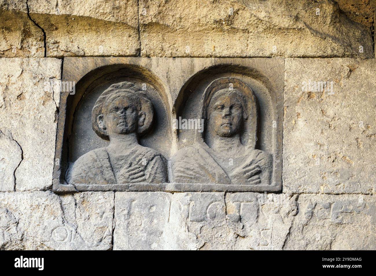 Detail of "Gemino Sepulchre" tomb, referable to six different freedmen ...