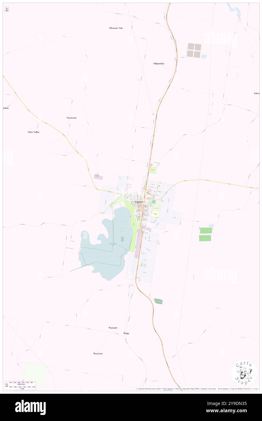 Guyra map hi-res stock photography and images - Alamy