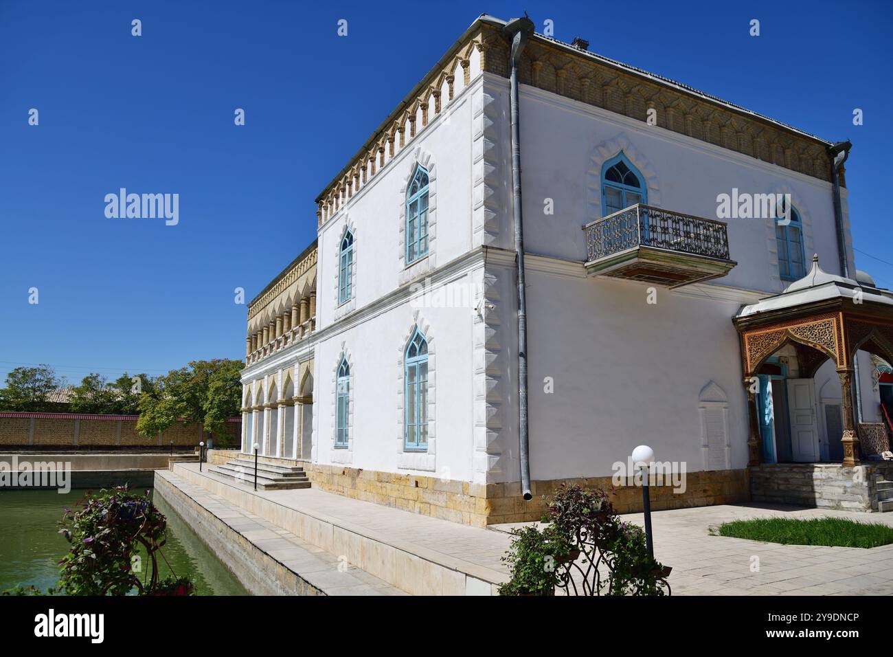 Old harem building on a sunny day. Summer country residence of the Emir ...