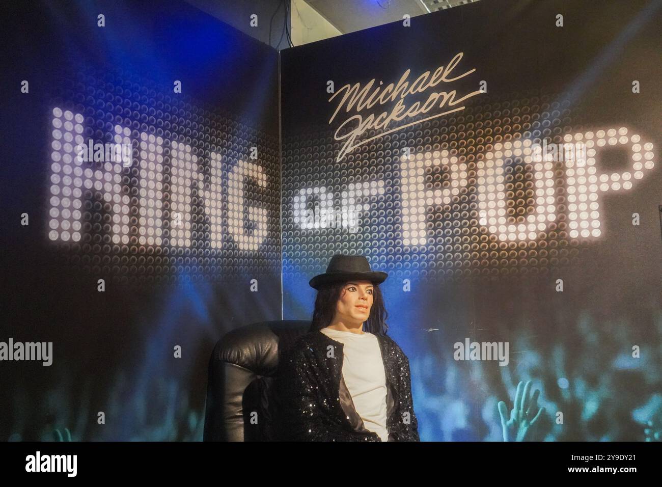Wax figure of Michael Jackson, Polonia Wax Museum, Krakow, Poland Stock ...