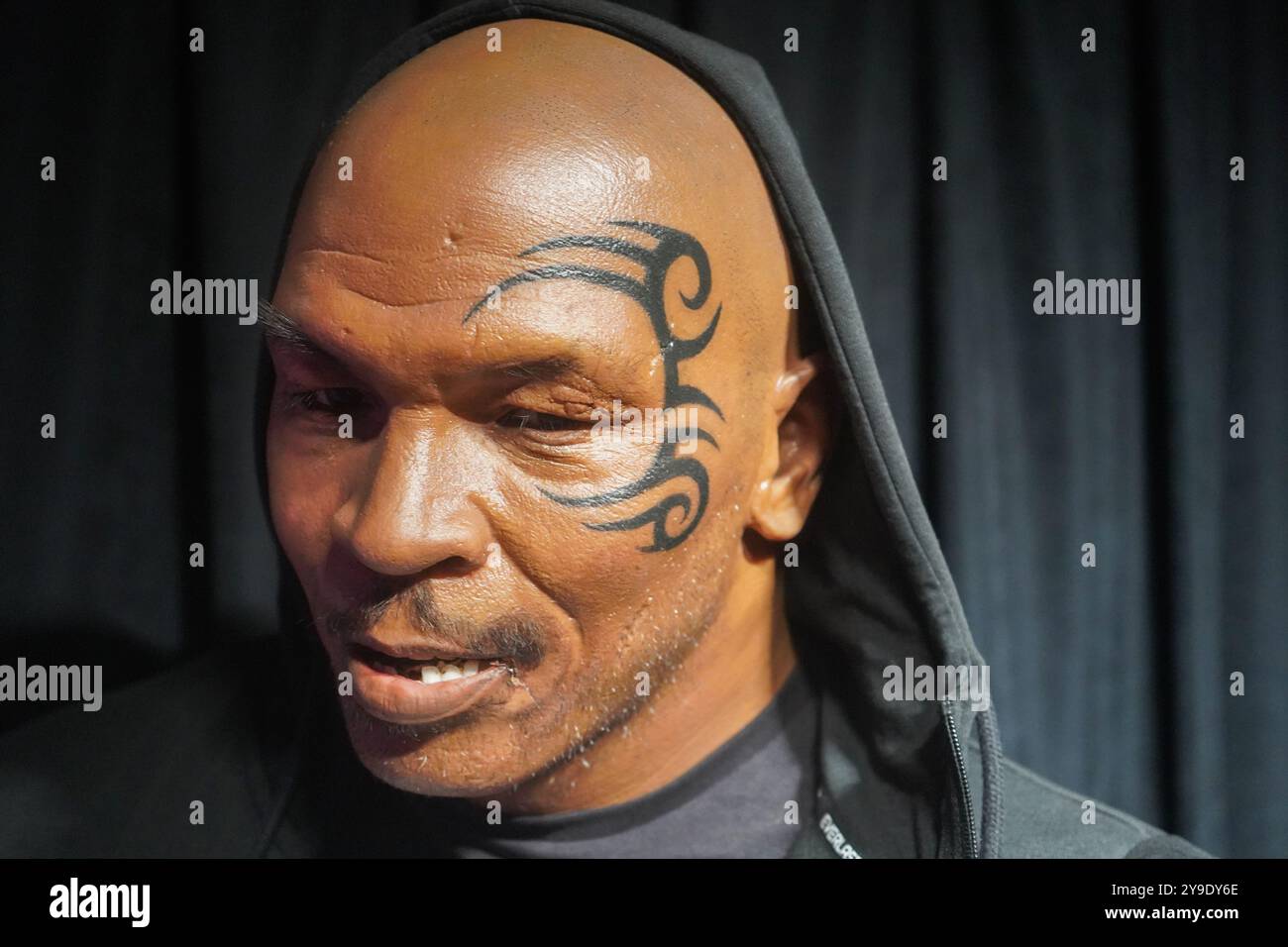 Wax figure of American boxer Mike Tyson,Polonia Wax Museum, Krakow ...