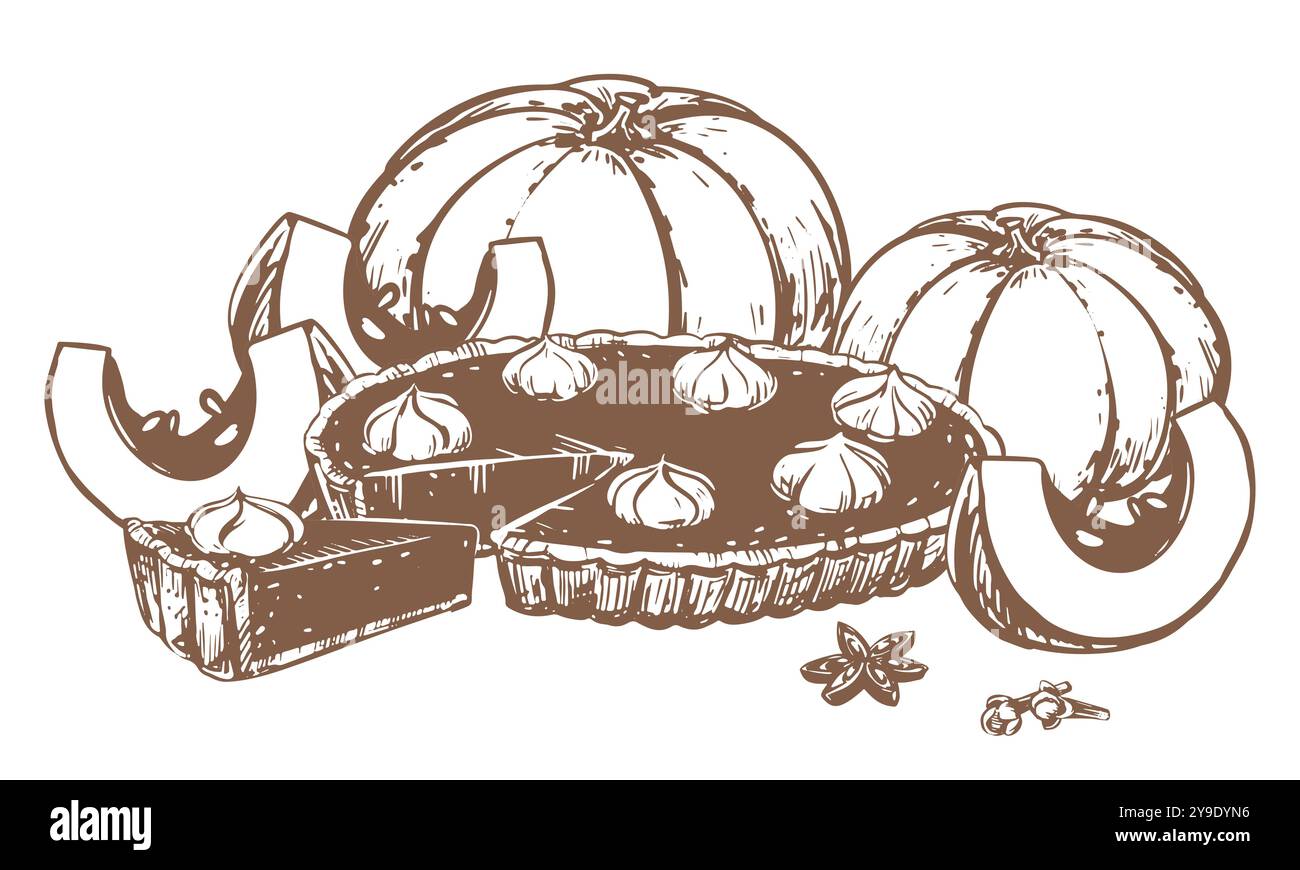 Fruit tart in baking Stock Vector Images - Alamy