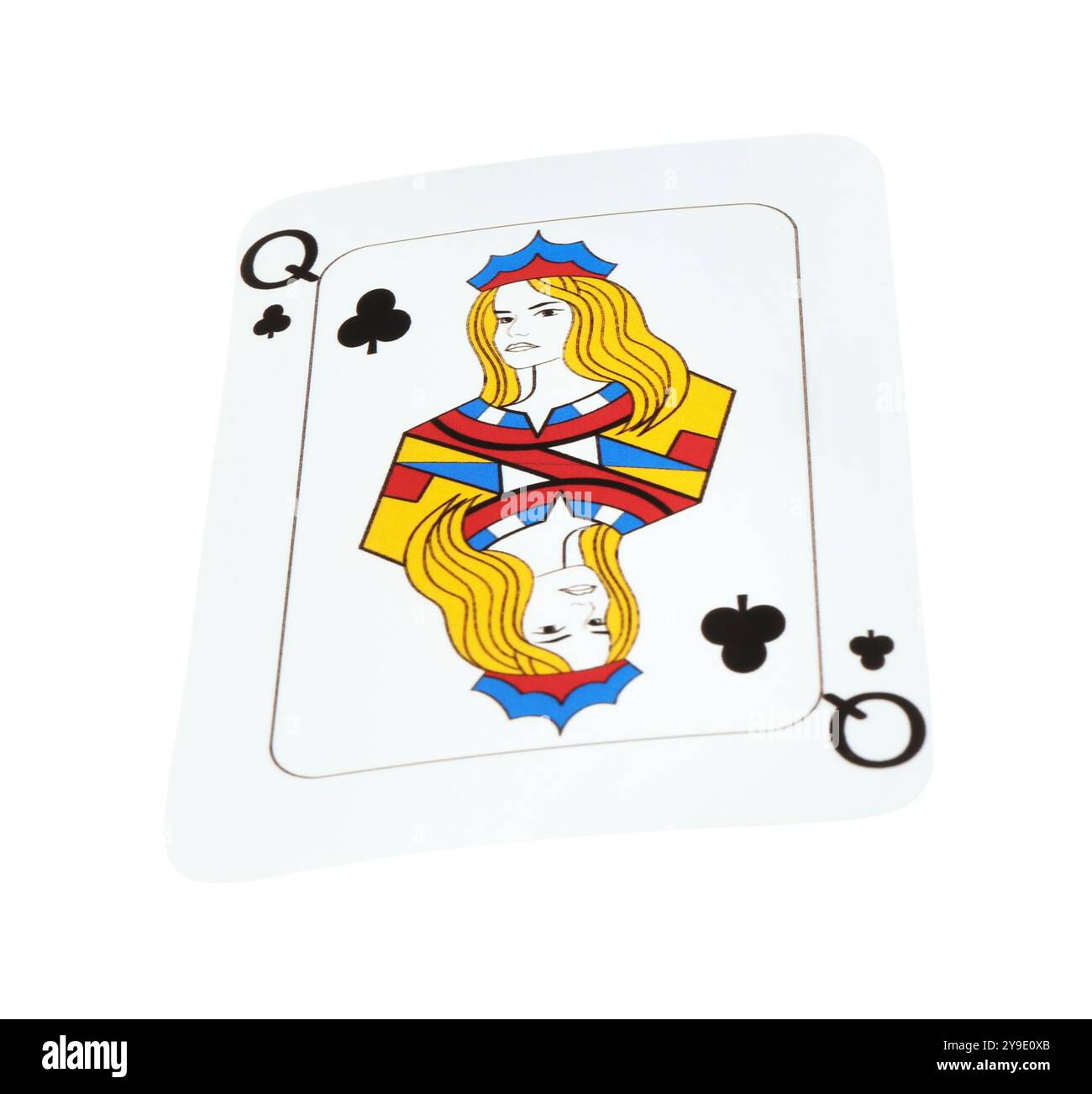 Poker game. One playing card isolated on white Stock Photo - Alamy