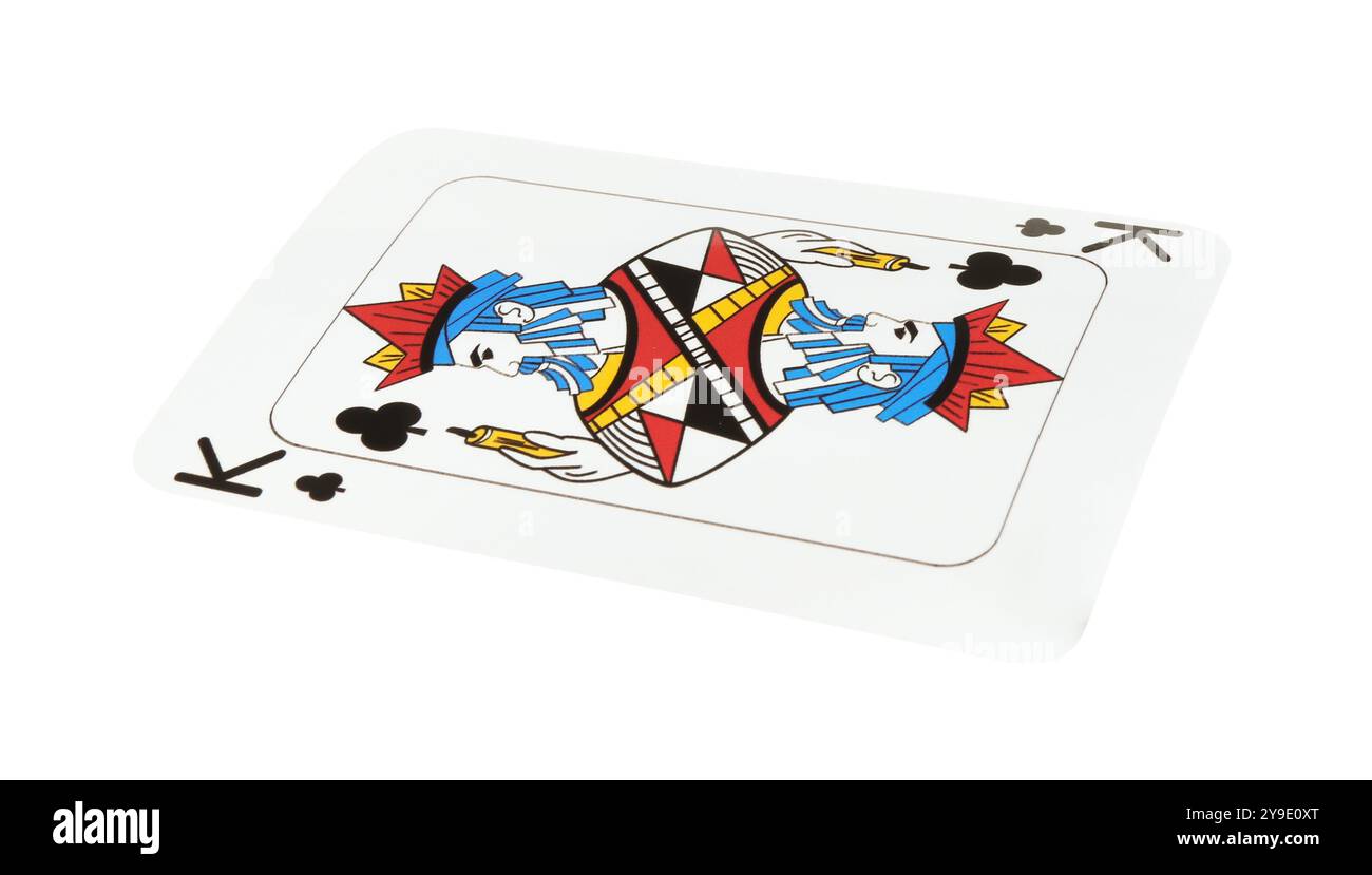 Single poker card on Cut Out Stock Images & Pictures - Alamy
