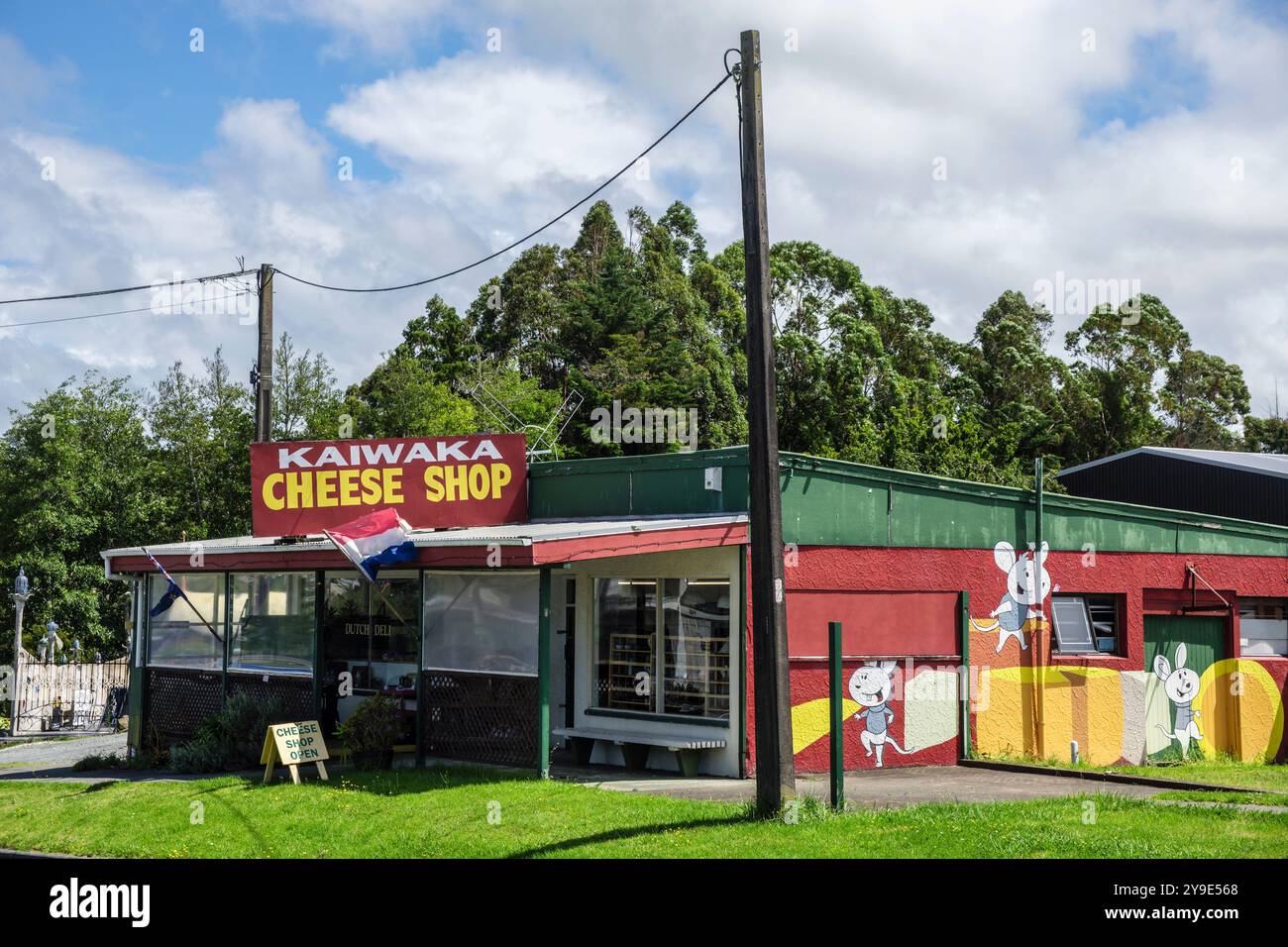 Kaiwaka Cheese Shop, North Island, New Zealand Stock Photo - Alamy
