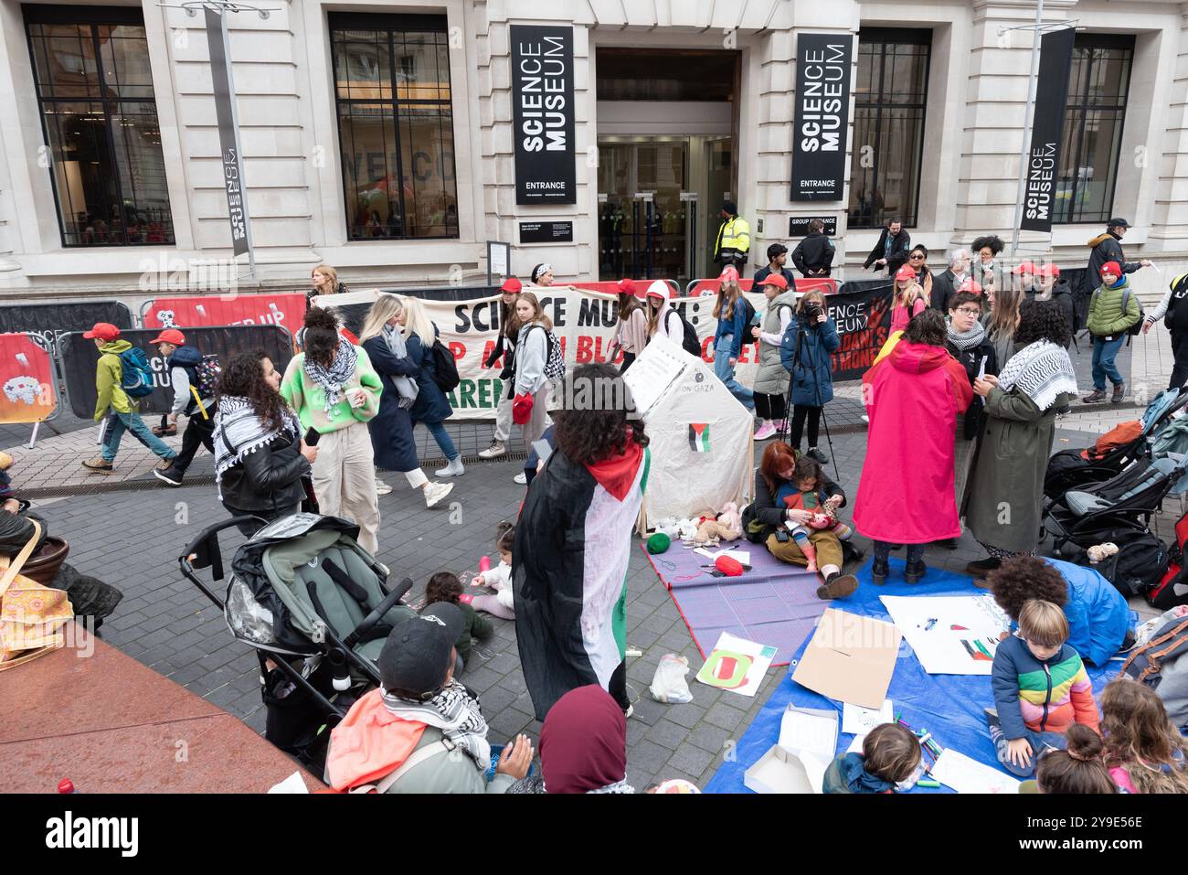 London, UK. 10 October, 2024. Activists from Parents For Palestine ...