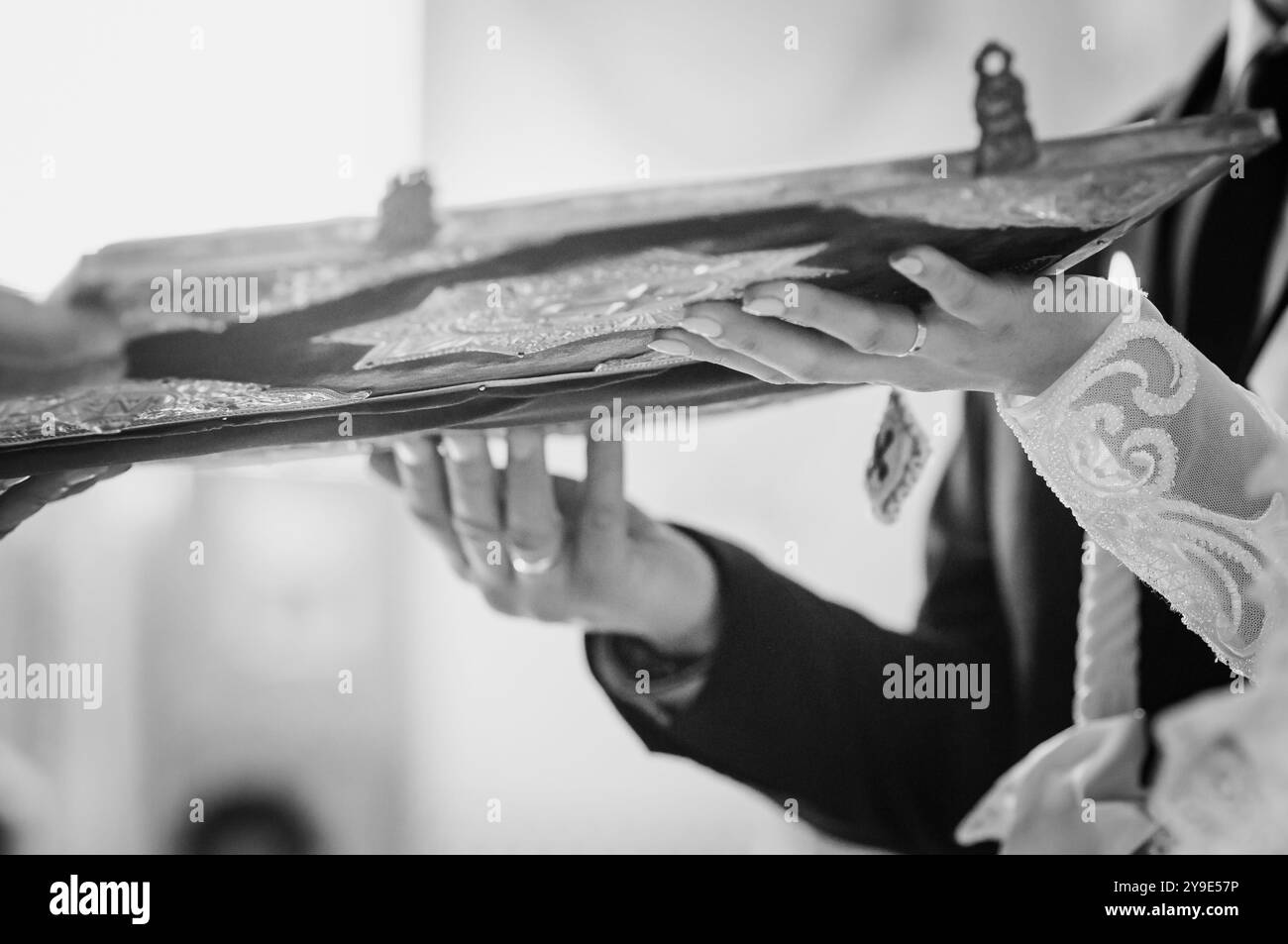 Sacred Hands in Communion: A Timeless Moment of Connection and ...