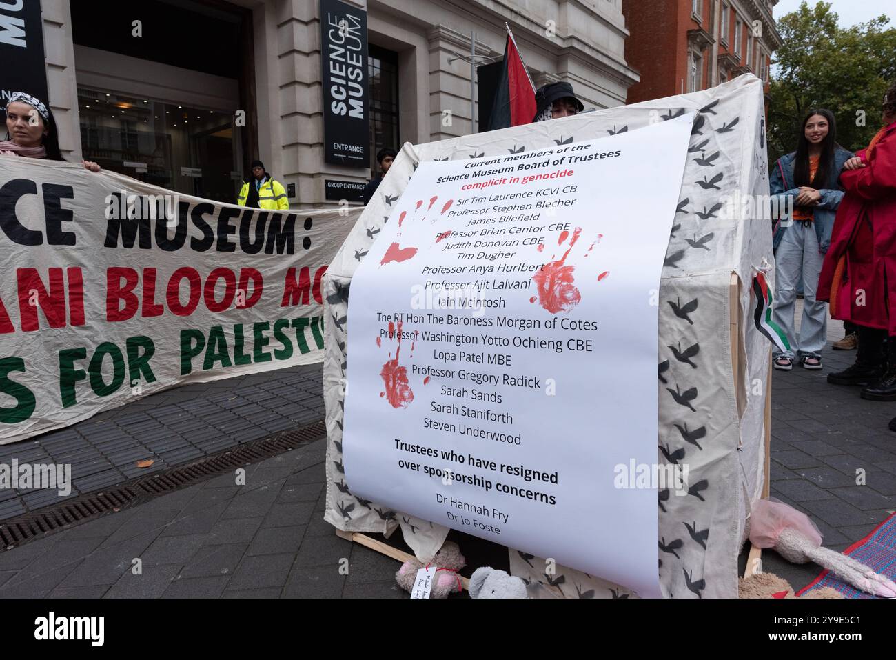 London, UK. 10 October, 2024. Activists from Parents For Palestine ...