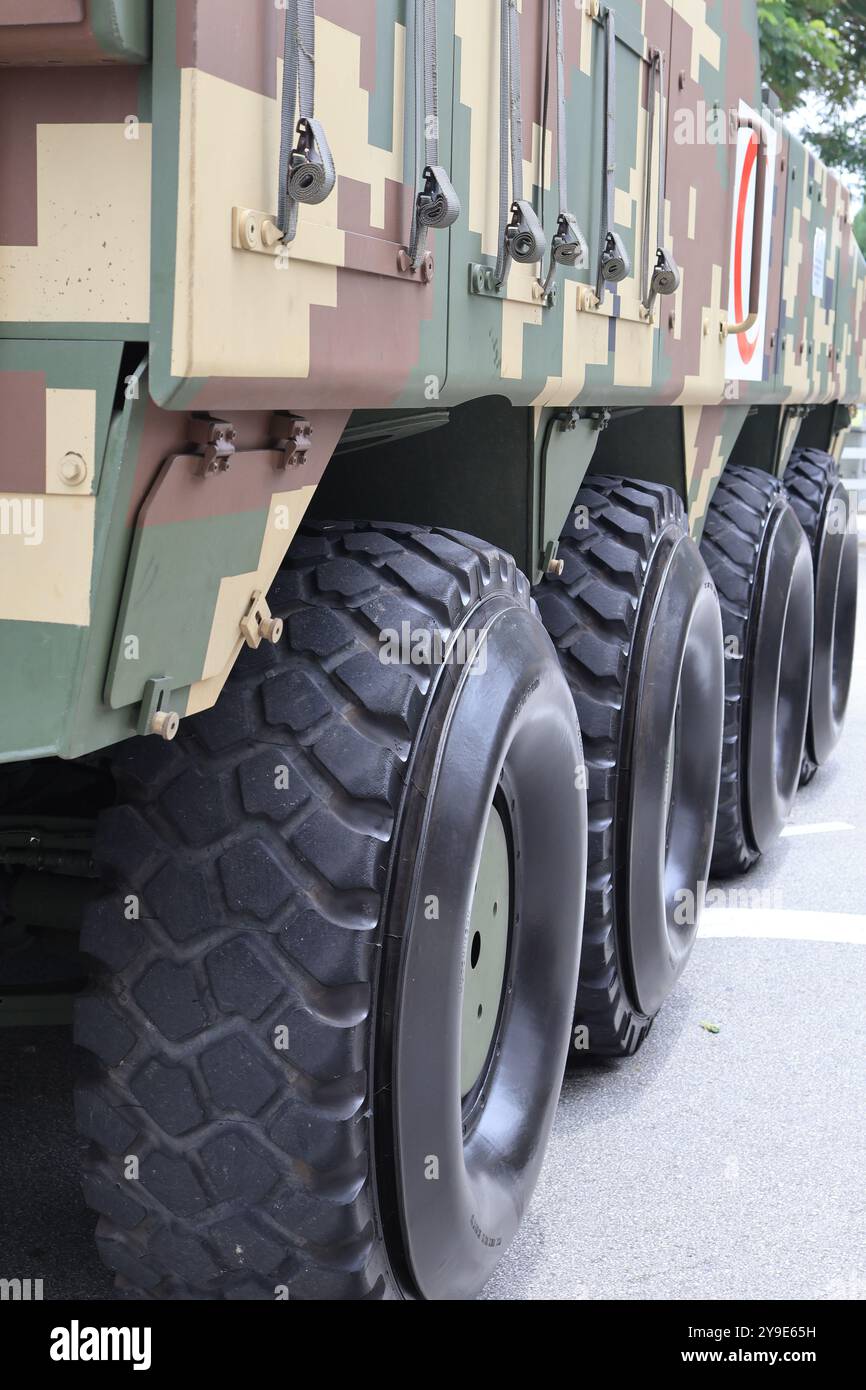 Detailed view of an Armoured Personnel Carrier Ambulance, showcasing ...