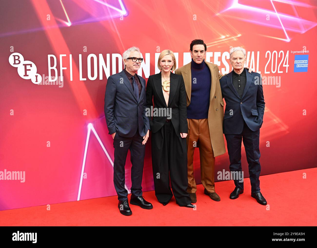 LONDON, ENGLAND: 10th October 2024: Alfonso Cuarón, Cate Blanchett ...