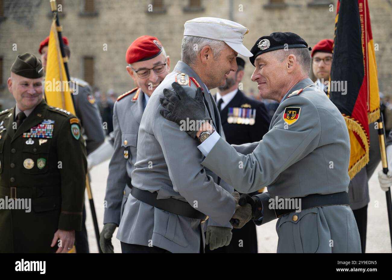 Ulm, Germany. 10th Oct, 2024. Lieutenant General Alexander Sollfrank ...