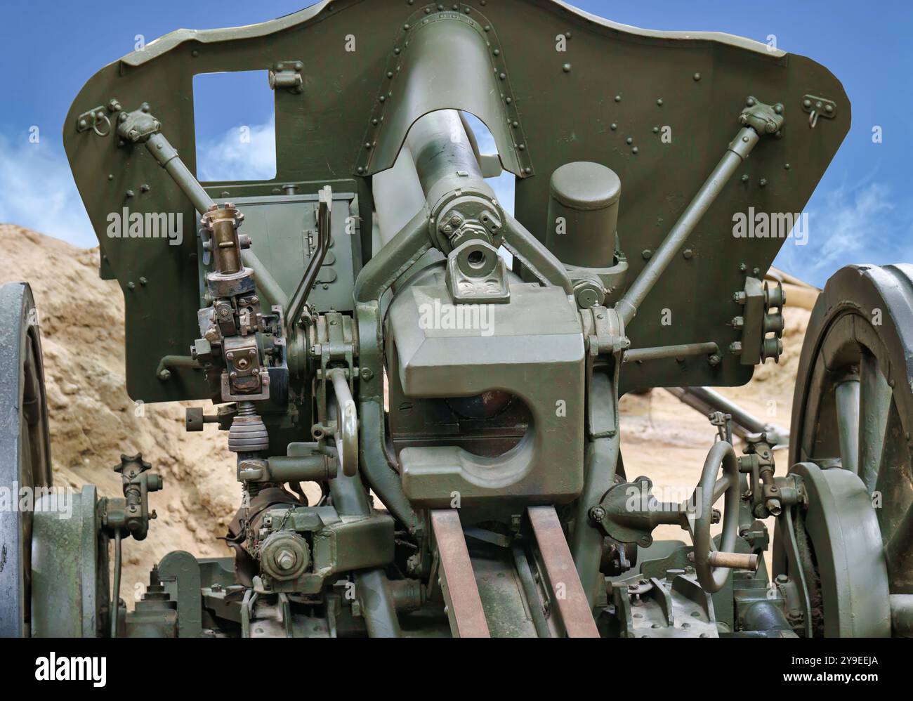 10.5 cm light field howitzer 18 M of the German Wehrmacht in World War ...