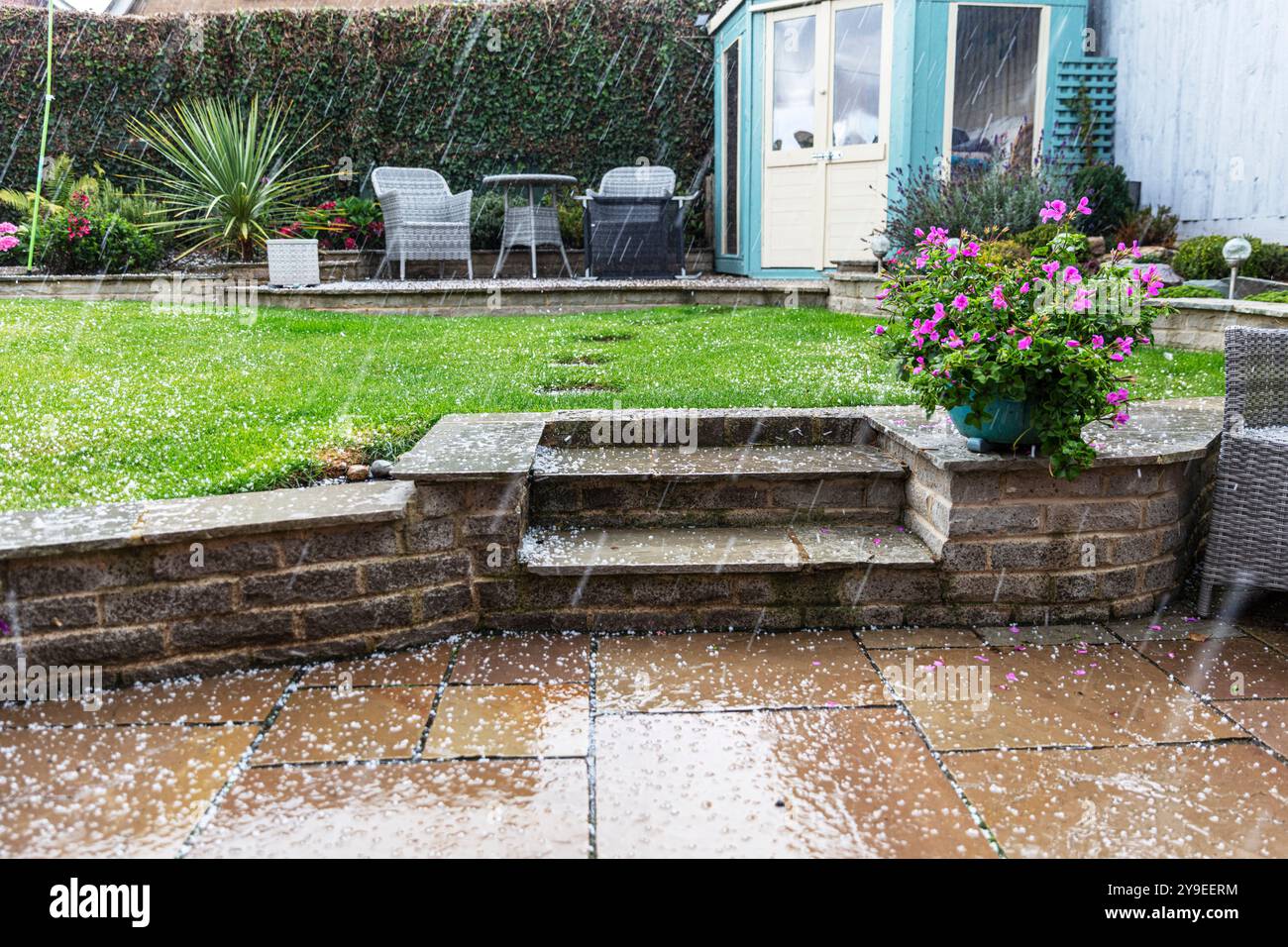 Hailstones, hail stones, rain, raining, weather, hailstorm, stormy ...