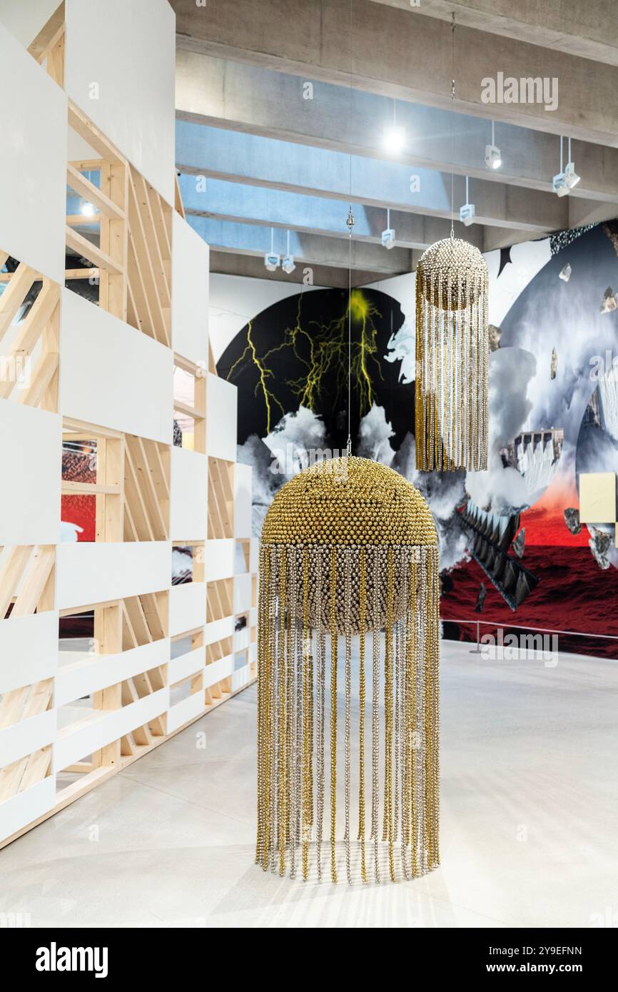 'Sonic Half Moons' by Haegue Yang, 'Strange Attractors' 2021 exhibition ...