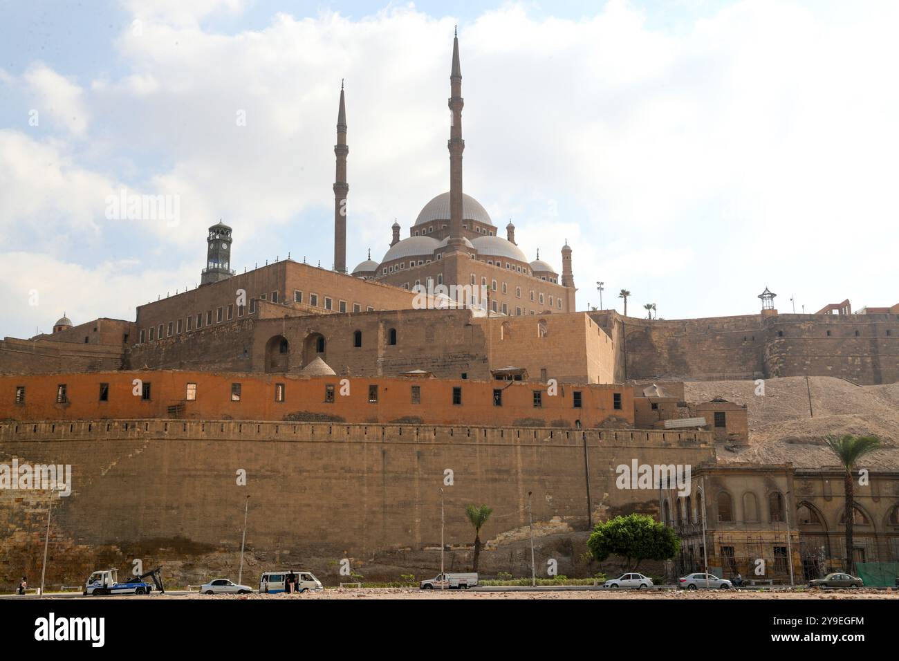 Cairo. 10th Oct, 2024. This photo taken on Oct. 10, 2024 shows a view of the Saladin Citadel in ...