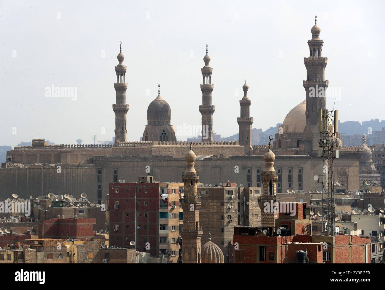 Cairo. 10th Oct, 2024. This photo taken on Oct. 10, 2024 shows a view of the Historic Cairo ...
