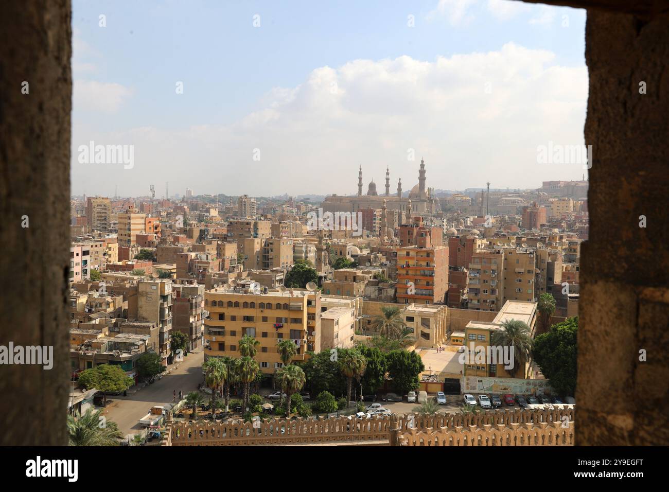 Cairo. 10th Oct, 2024. This photo taken on Oct. 10, 2024 shows a view ...